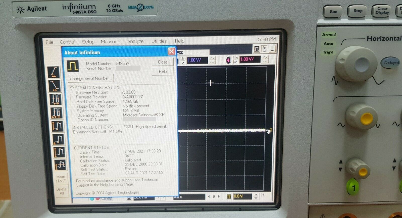 Осциллограф Keysight Agilent DSO infiniium 54855A. Гарантия лучшей цены ...